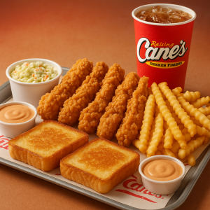 Caniac Combo at Raising Canes: The Ultimate Chicken Finger Meal ...